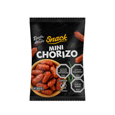 Mini Snack Chorizo PF 60 gr - Super El Trebol