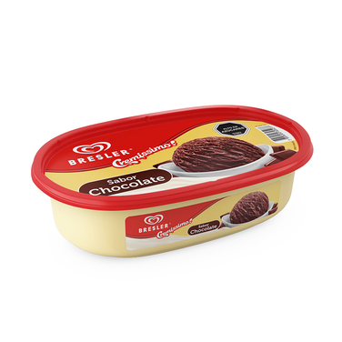 Super El Trebol - Helado Bresler Chocolate 1L