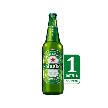 Cerveza Heineken Botella 650 cc - Super El Trebol