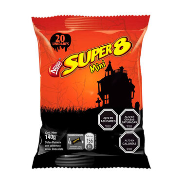 Super 8 mini halloween bolsa 20 unid. - Super El Trebol