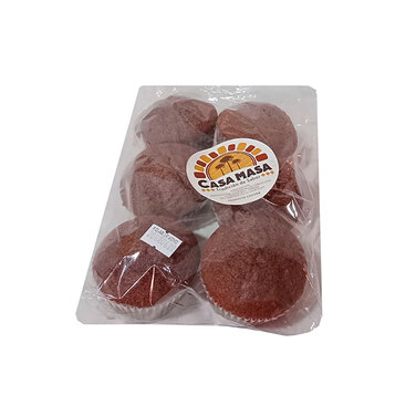 Super El Trebol - Magdalena Chocolate 6 Unidade