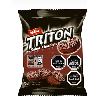 Super El Trebol - Galleta Triton Mini Chocolate 40 Grs