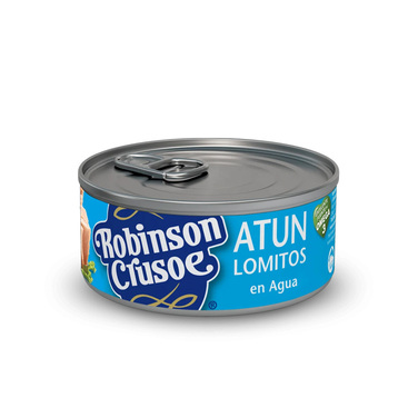 Atún Robinson Crusoe Lomo Agua Lata 140 gr (91Gr Drenado) - Super El Trebol