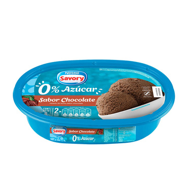 Super El Trebol - Helado Savory 0% Azúcar Chocolate 1 Litro