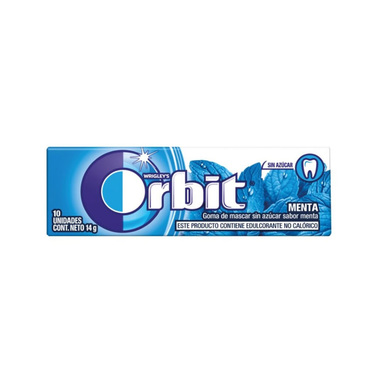 Super El Trebol - Chicle Orbit Menta 14 Grs