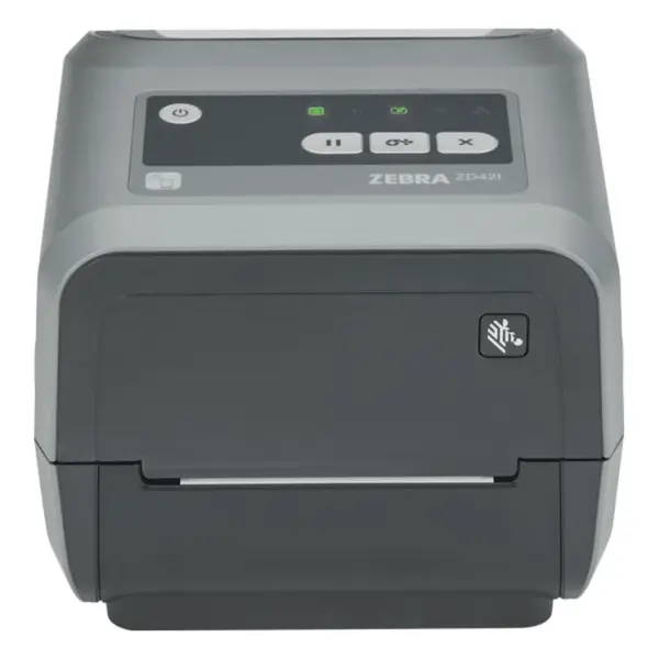 Impresora de etiquetas Zebra ZD421t, transferencia térmica, 203 DPI, 102 mm/s, USB/Ethernet - CTMAN