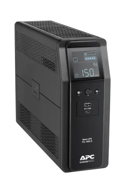 UPS APC Back-UPS Pro BR1600SI, 1600 VA, 960 W, 8 salidas totales - CTMAN