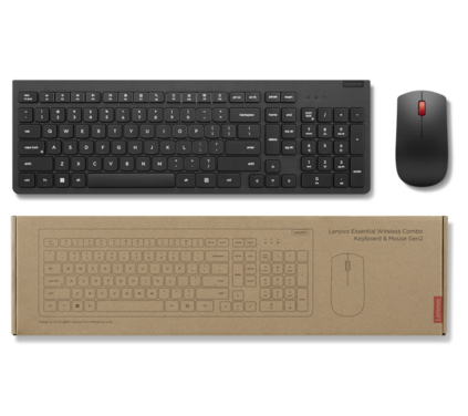 Kit teclado y mouse inalámbricos Lenovo Essential Gen 2, español ...