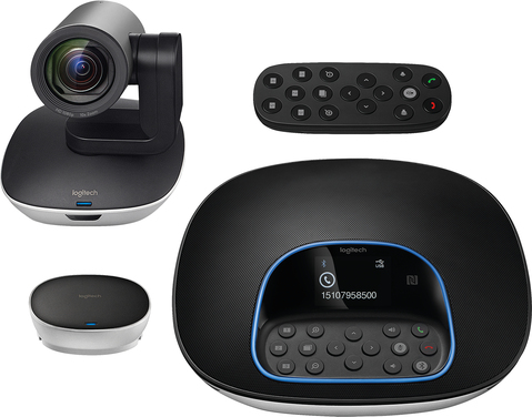 Kit videoconferencia Logitech GROUP, Full HD 1080p, micrófonos ...
