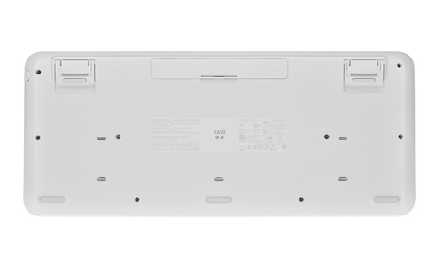 Teclado inalámbrico Logitech Signature K650, Bluetooth 5.1, USB, Blanco ...