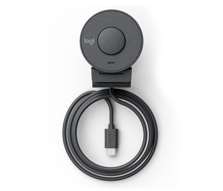Cámara web Logitech BRIO 300, 1080p, USB-C, Con micrófono, Negro - CTMAN