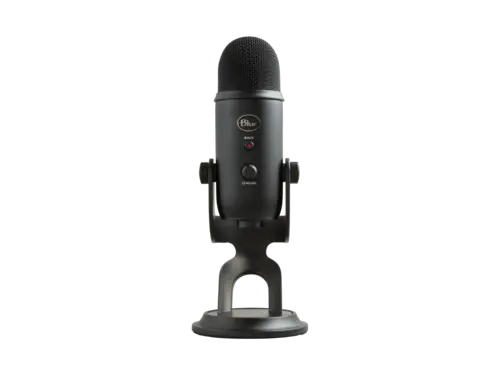 Micrófono profesional Blue Yeti Blackout Edition, USB, Negro - CTMAN