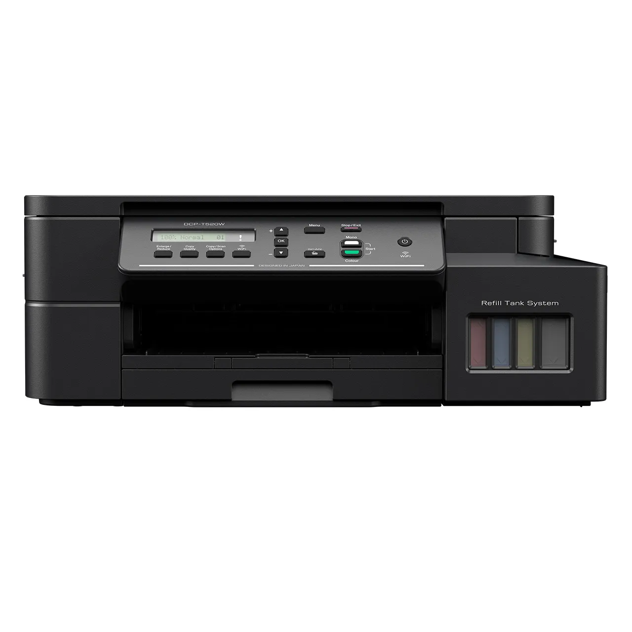 Impresora Multifuncional Brother DCP-T520W, inyección de tinta a color ...