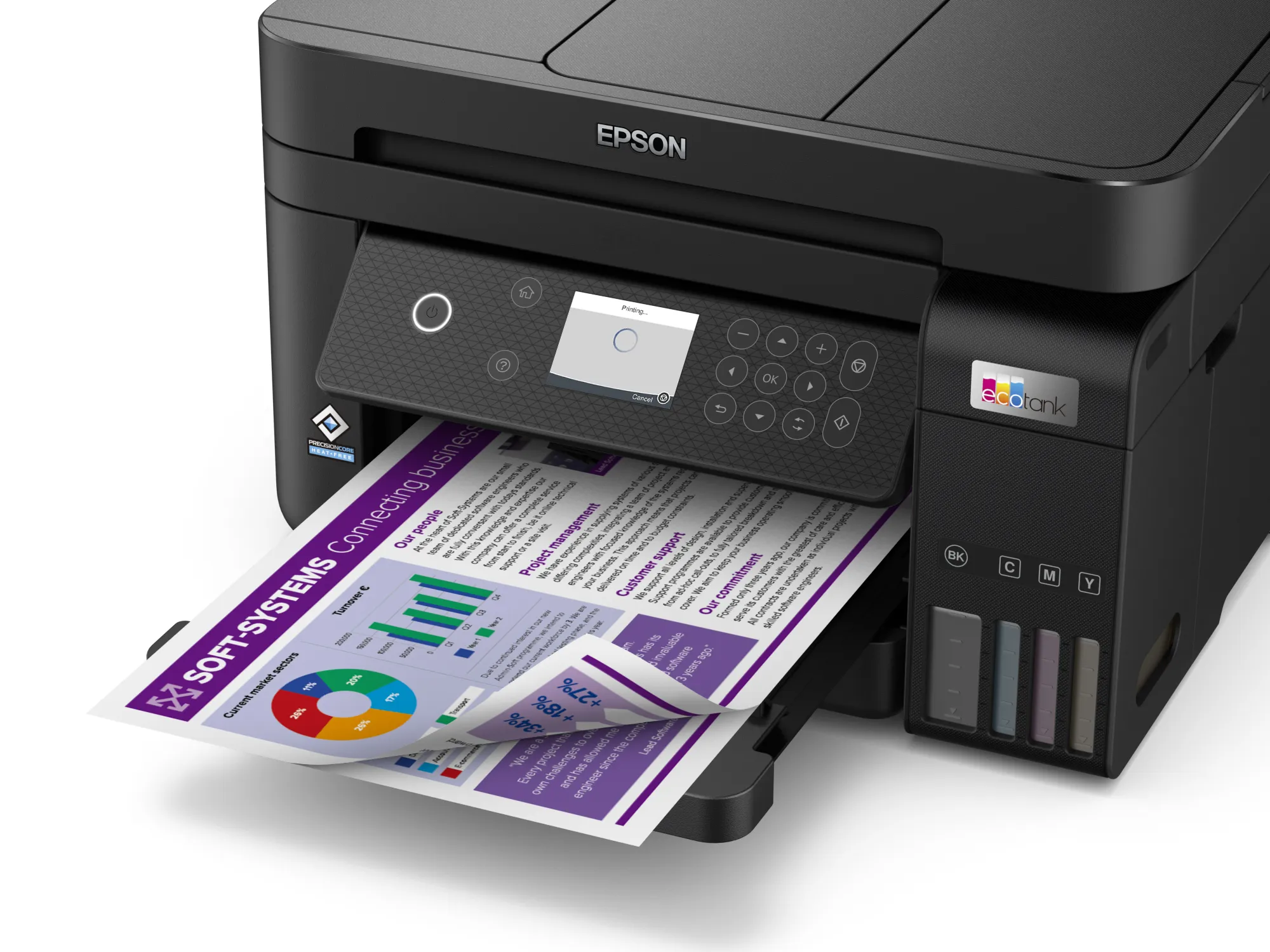 Impresora multifuncional Epson EcoTank L6270 Inyección de tinta a color ...