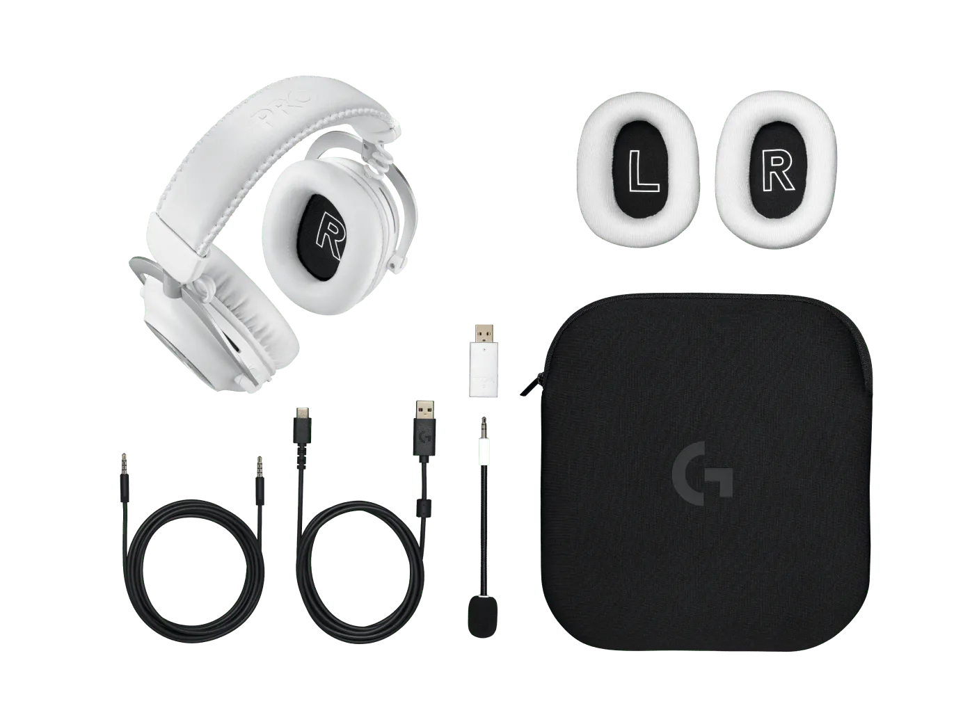 Audífonos Gaming Logitech G PRO X 2 LIGHTSPEED, Inalámbricos, Blanco ...