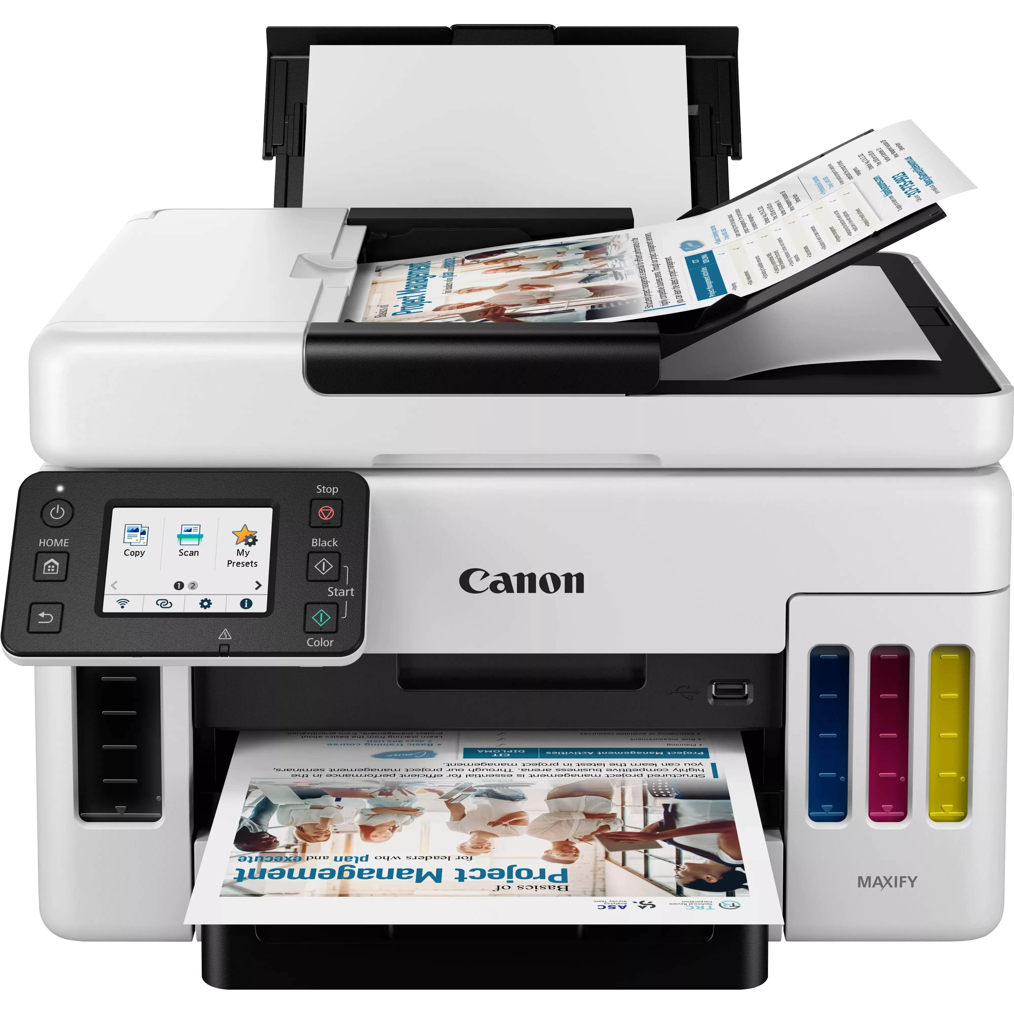 Impresora multifuncional Canon MAXIFY GX6050 MegaTank, Inyección de ...